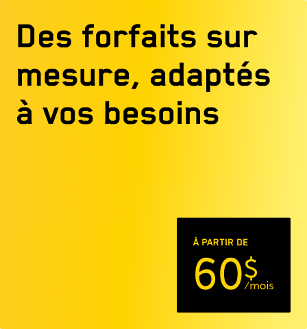 Internet résidentiel | Forfaits Internet illimité | Vidéotron